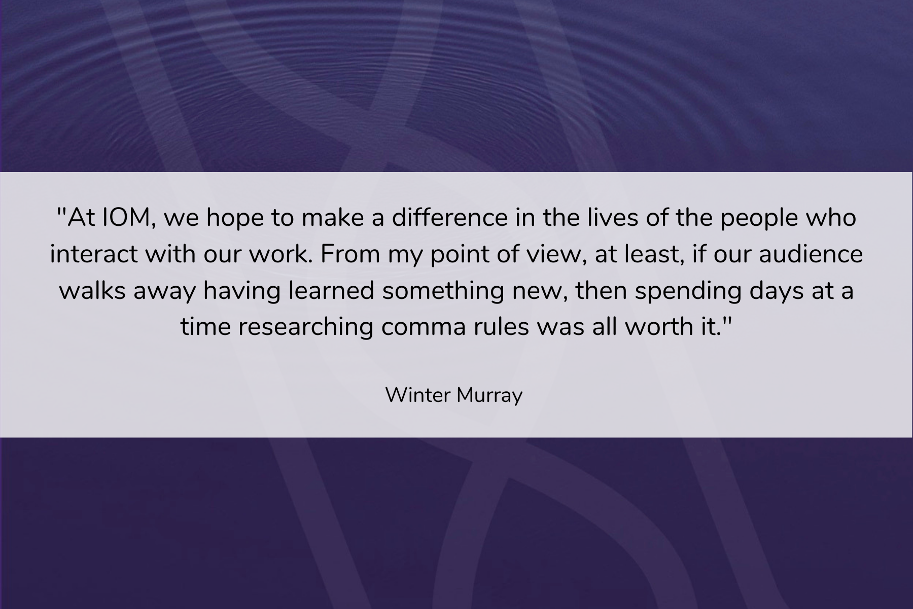 IOM Family Values - Inspirebytes Omni Media